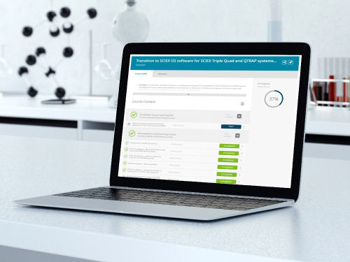 SCIEX Now Learning Hub eLearning paths