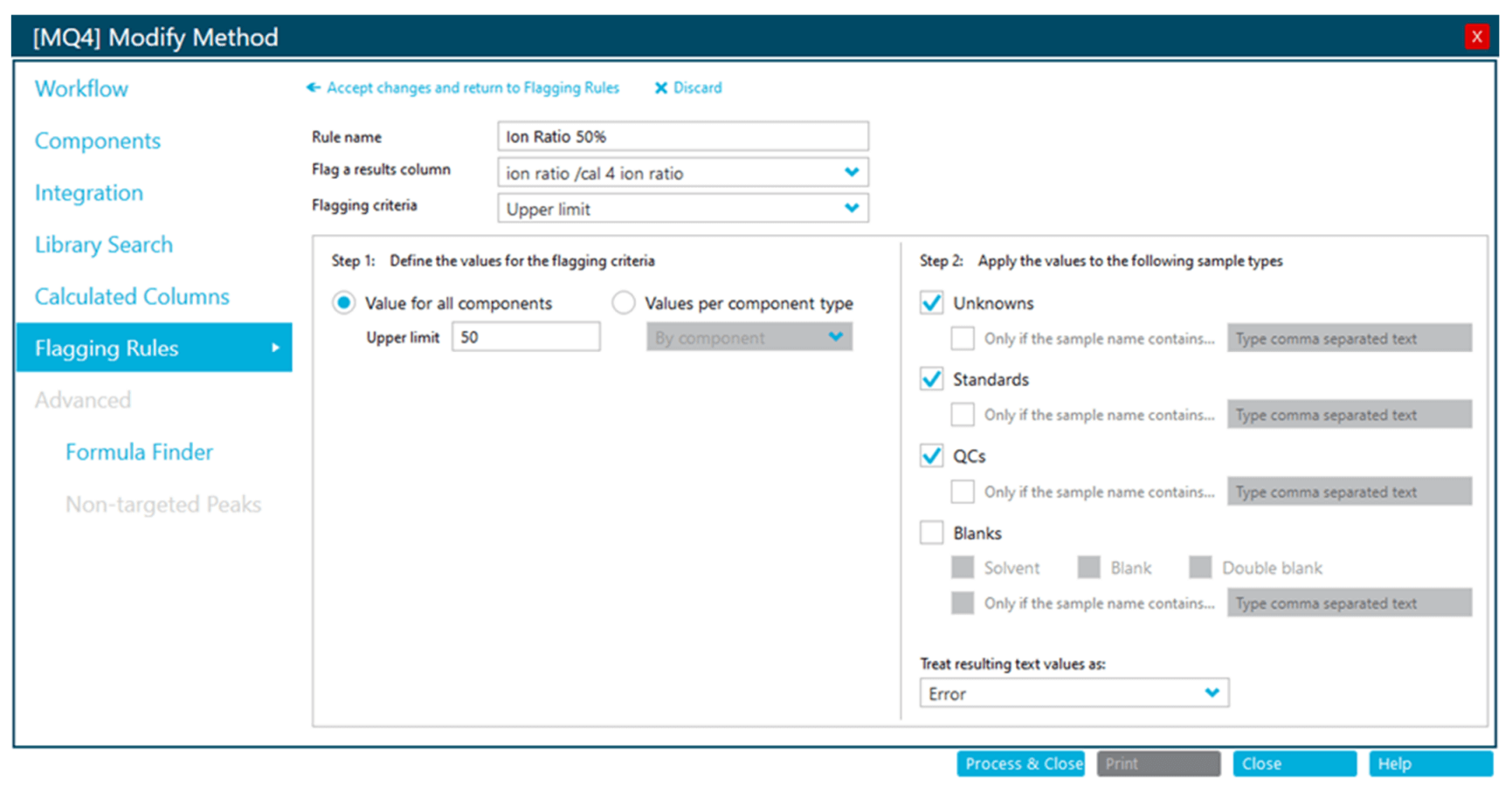 SCIEX OS calculated columns and custom flagging for PFAS applications ...